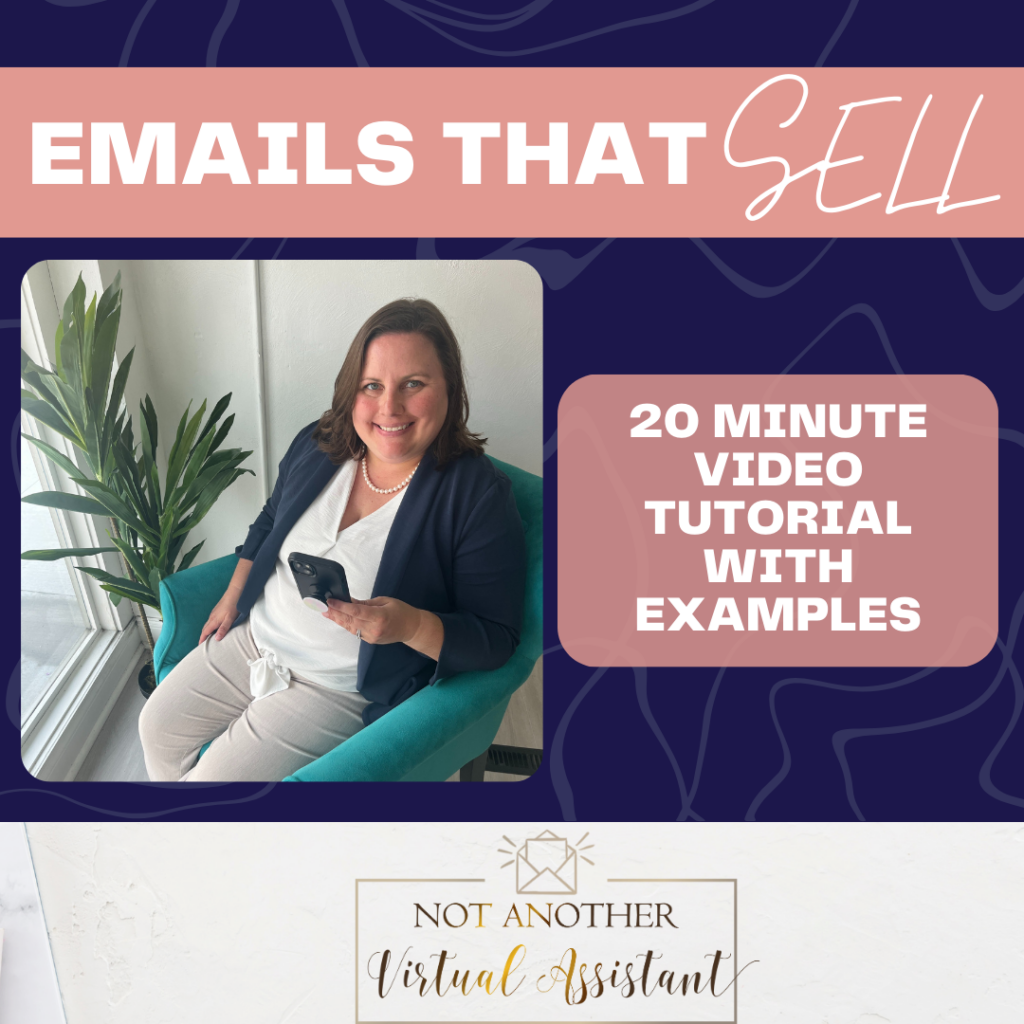 TpT Sale Email Templates - NOT ANOTHER VIRTUAL ASSISTANT
