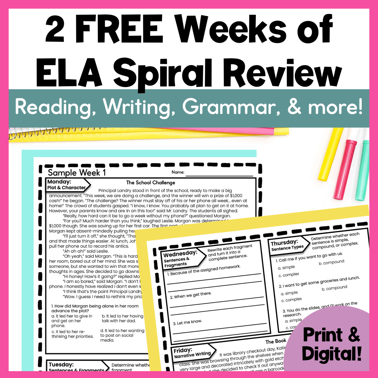 Freebies just for you ELA - NOT ANOTHER VIRTUAL ASSISTANT